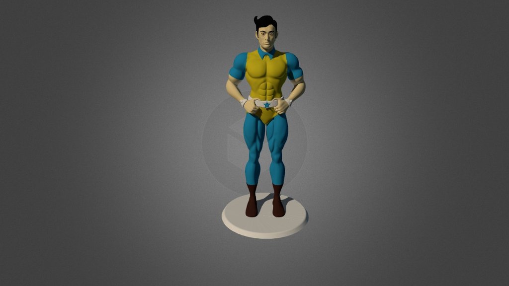 Super Commando Dhruv - 3D model by insignia3d [979aae1] - Sketchfab