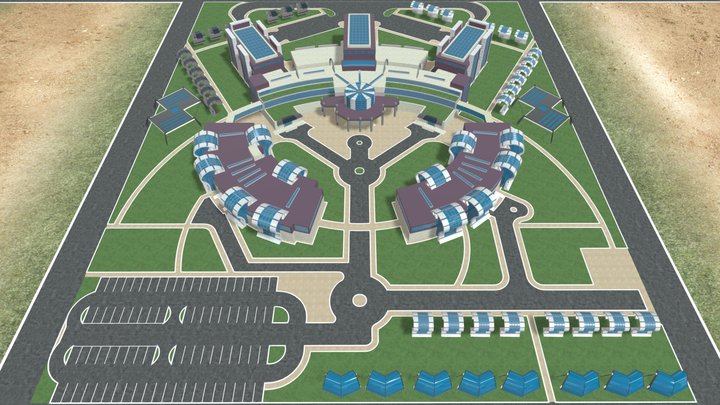 Hospital-architecture 3D models - Sketchfab