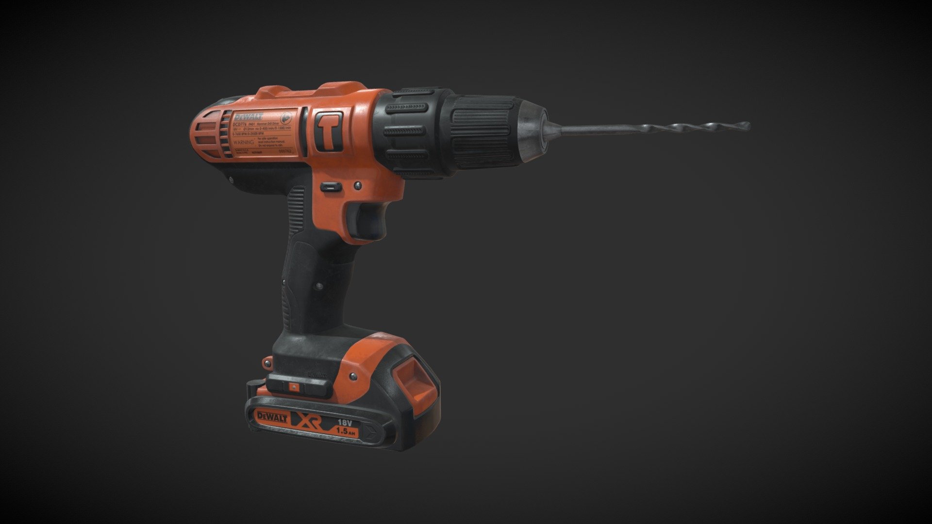 Electric Drill - 3D model by yuvraj1011 [979bf01] - Sketchfab