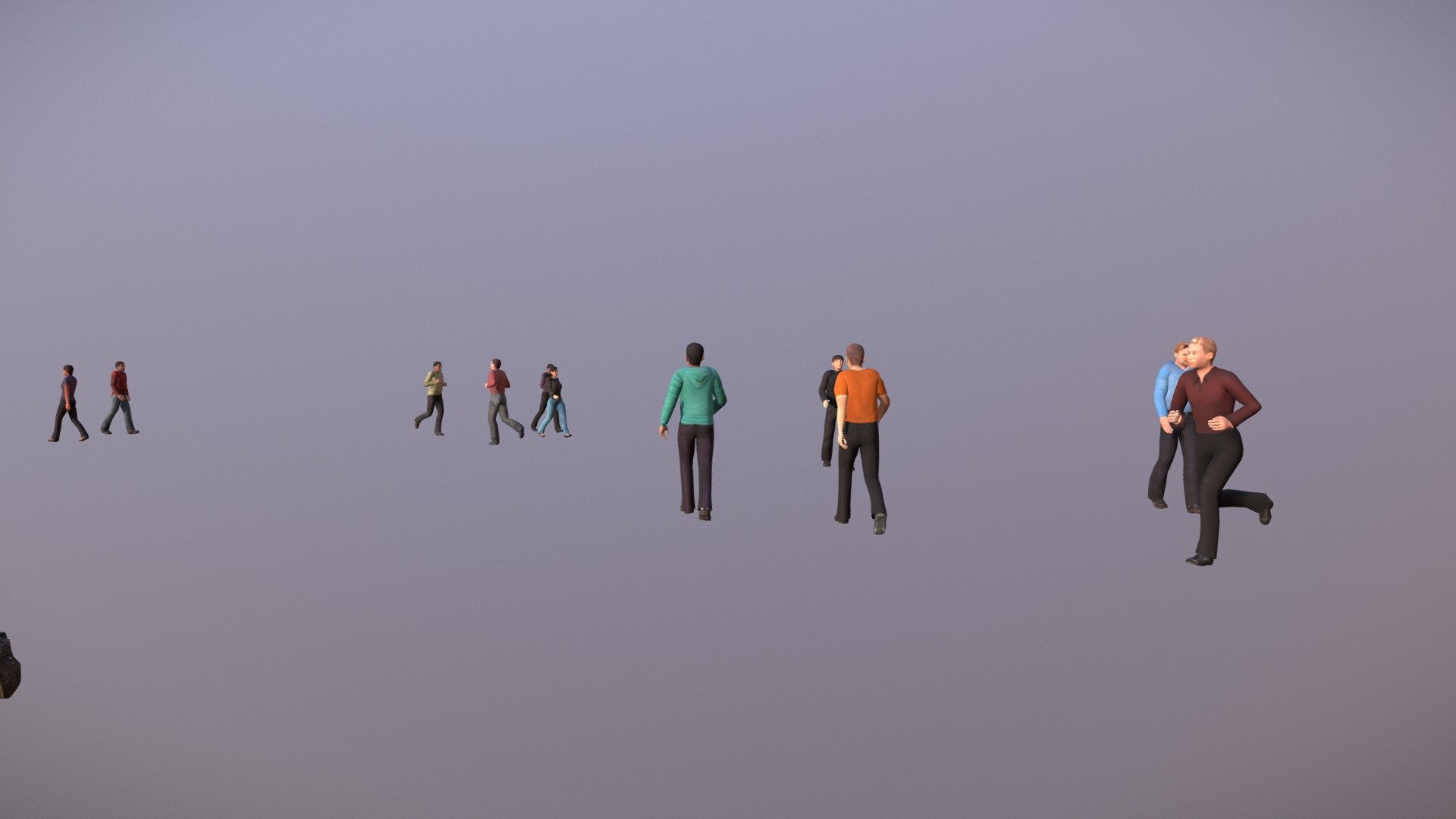 Crowd test - 3D model by el.visuelo [979cf8b] - Sketchfab