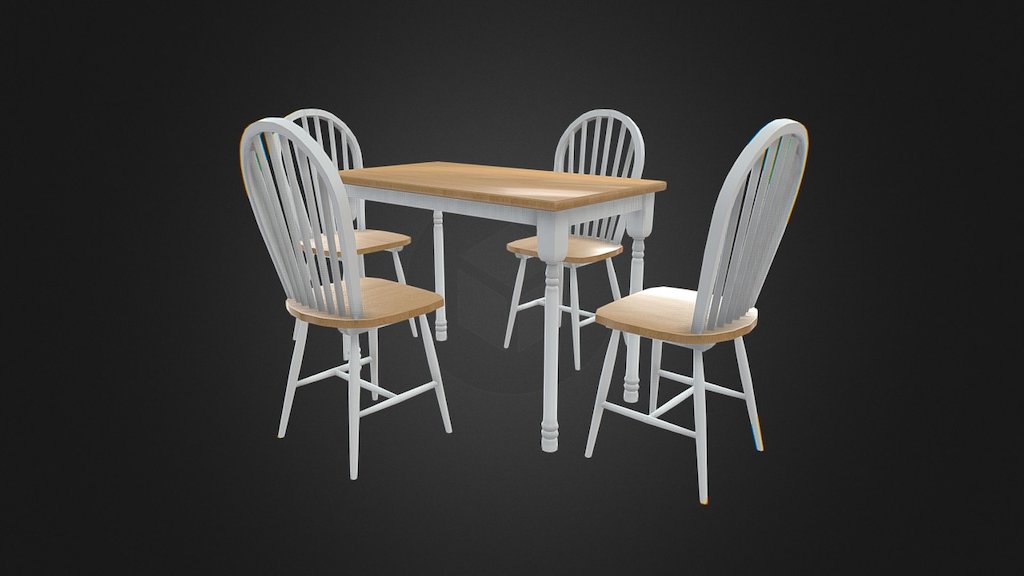 Coaster Country Butcher Block Oak - 3D model by roomremix [979edff ...