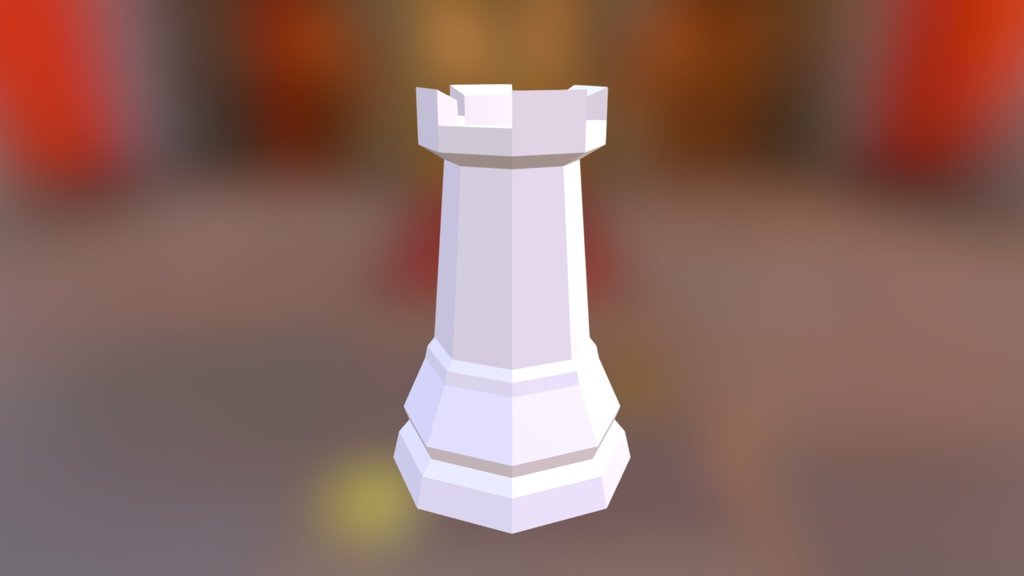 LP Chess Rook - 3D model by ZenRowe [979fa41] - Sketchfab