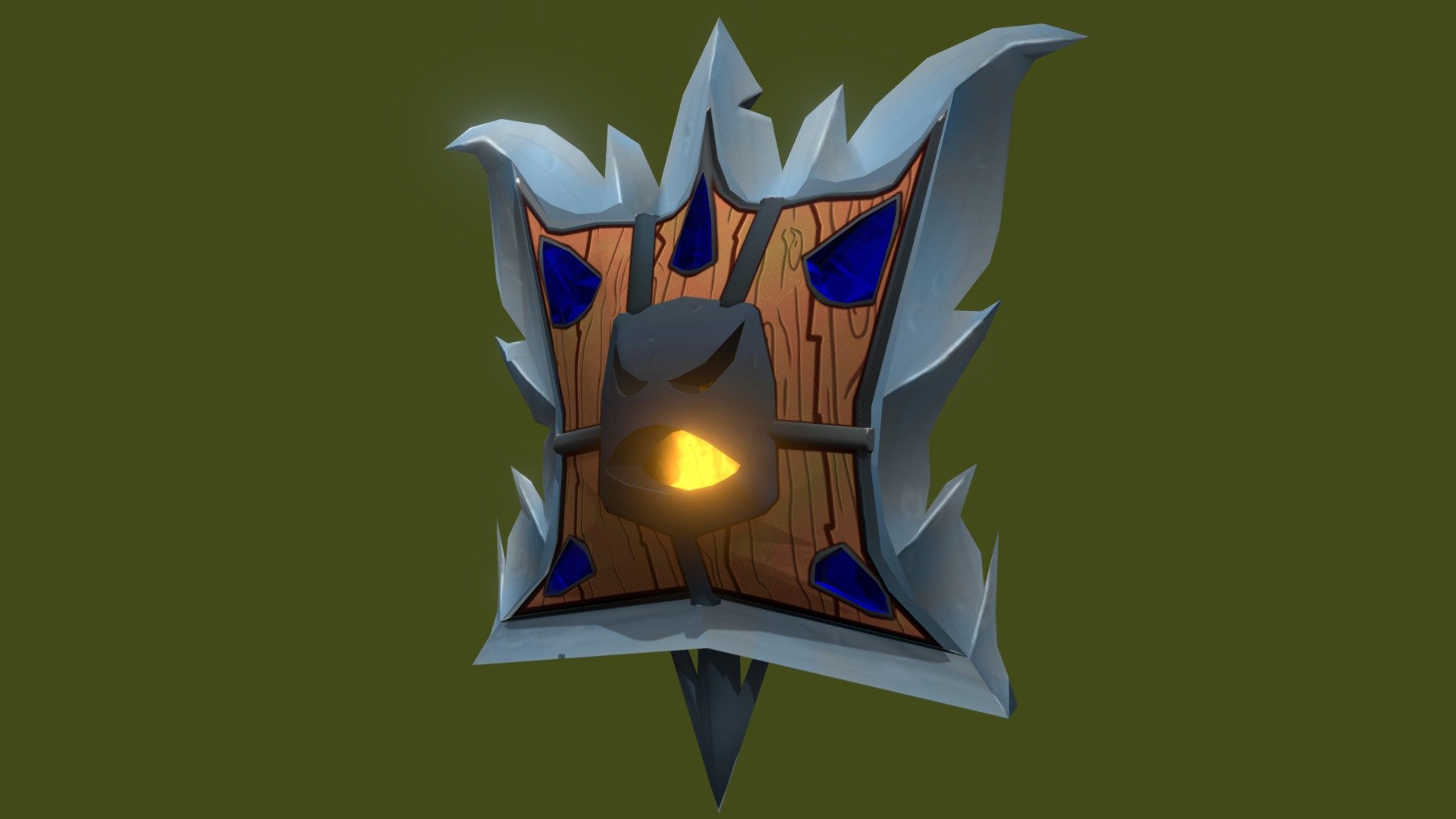 Shield of Nightmares - assignment of WeaponCraft - 3D model by Axel ...