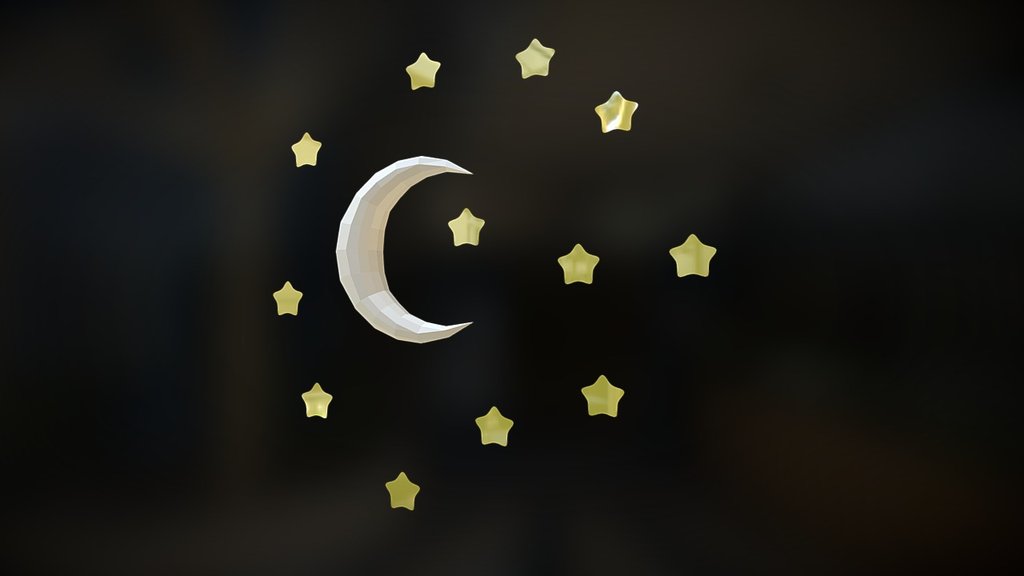 Moon - 3D model by paperstatue [97a2e0e] - Sketchfab
