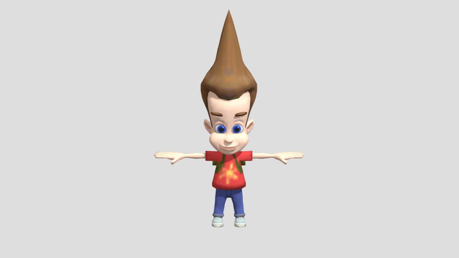Game Cube - Nicktoons Unite - Jimmy Neutron - Download Free 3D model by ...