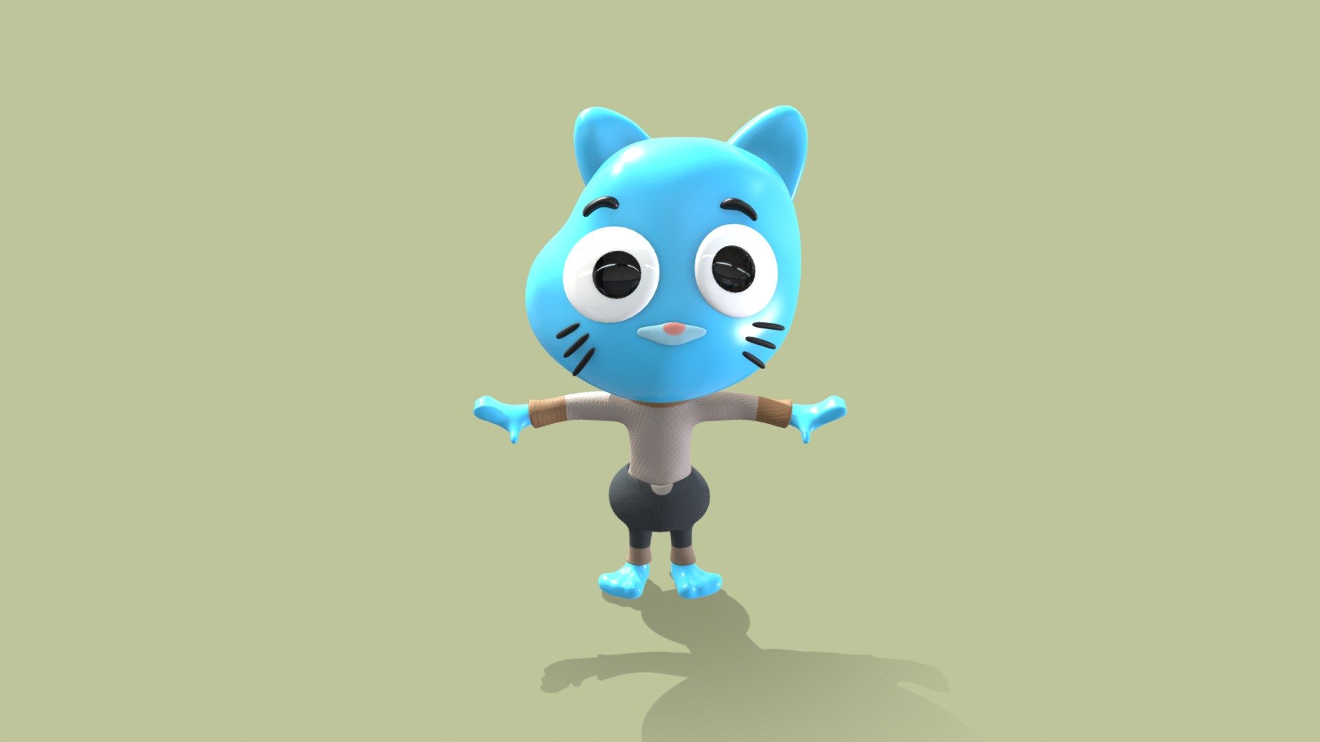 GumballFinal - 3D model by brenrs25 [97a3bf7] - Sketchfab