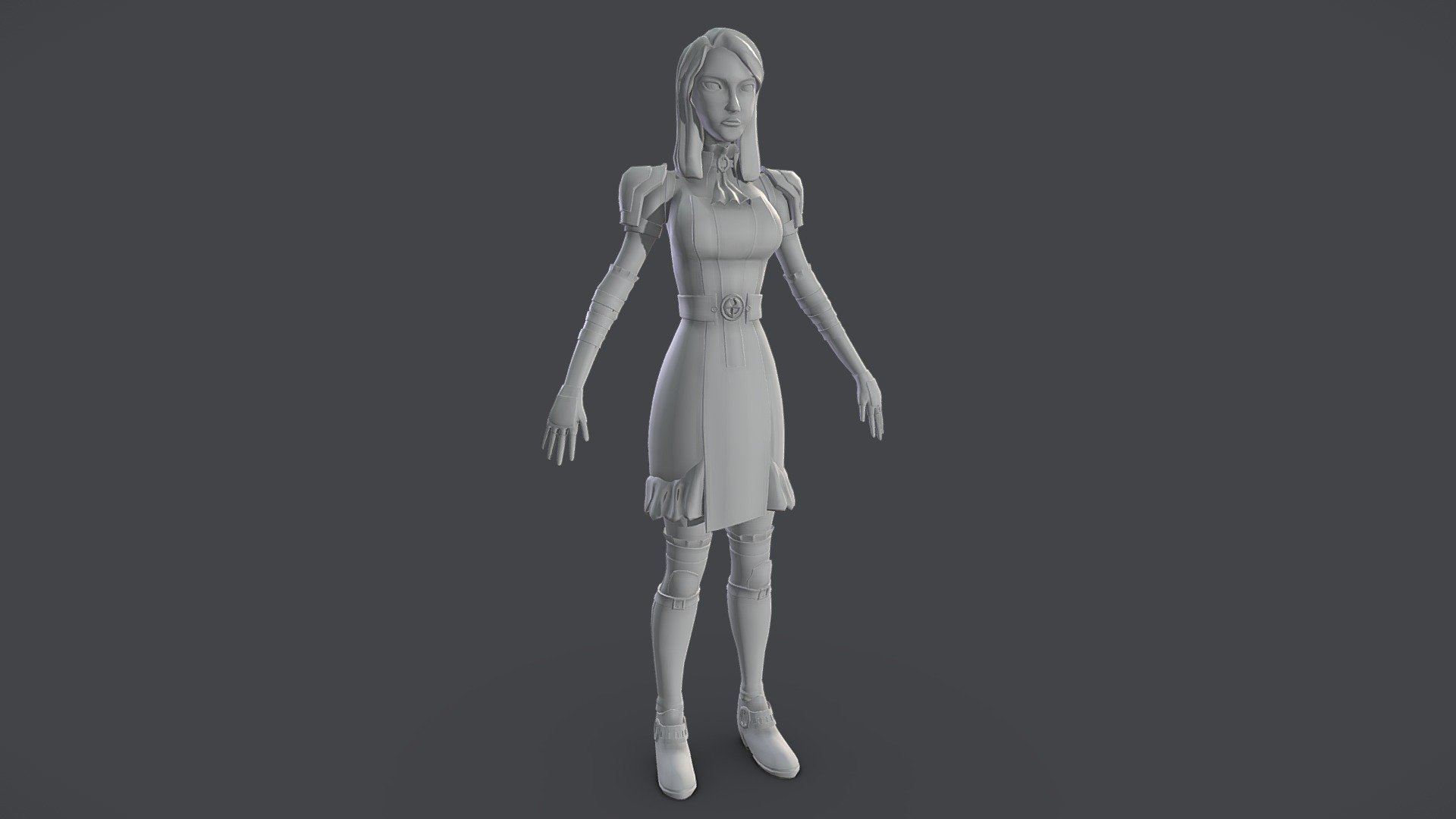 Caitlyn Arcane 3D Model - 3D model by vtst170204 [97a4a04] - Sketchfab
