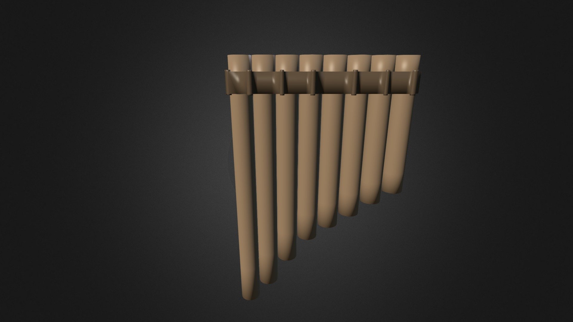 Pan's Flute - 3D model by chdar [97a4b5e] - Sketchfab