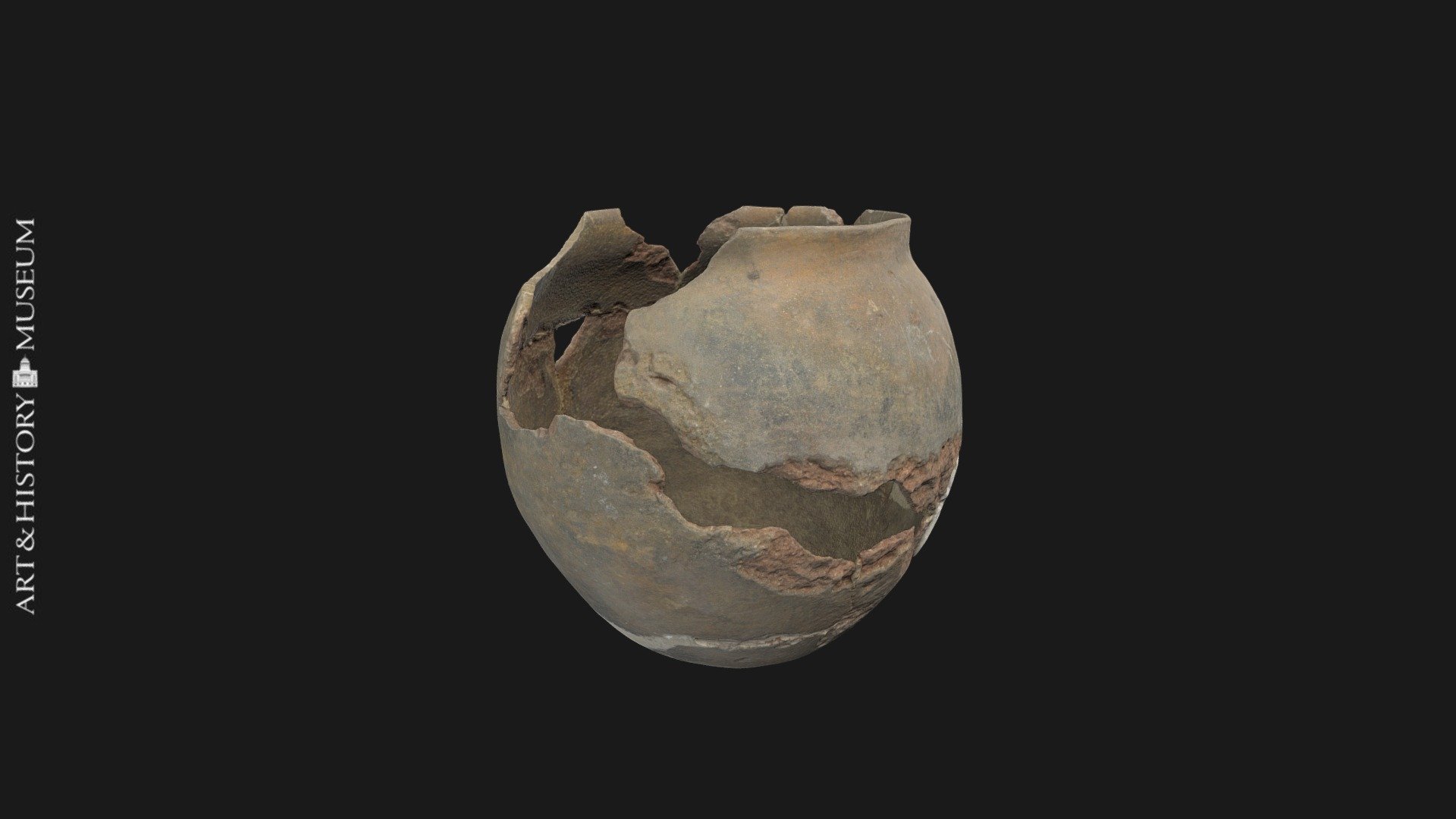 Egg-shaped pot with small opening & flaring rim - Download Free 3D ...