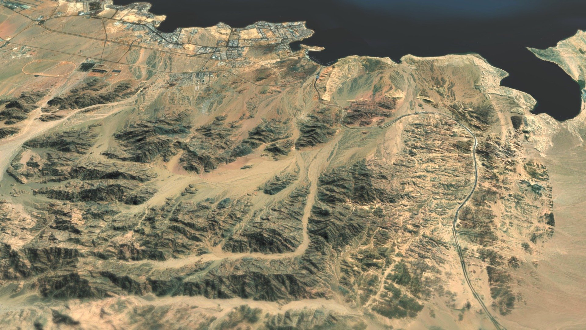 NEOM and the Red Sea Saudi Arabia - n27 e034 - Buy Royalty Free 3D ...