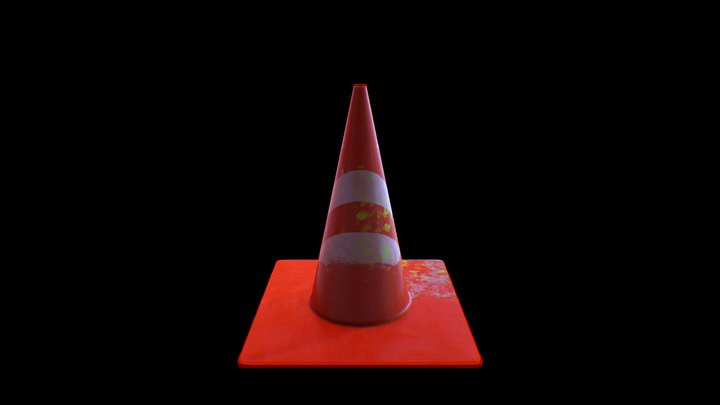 Safety-cone 3D models - Sketchfab