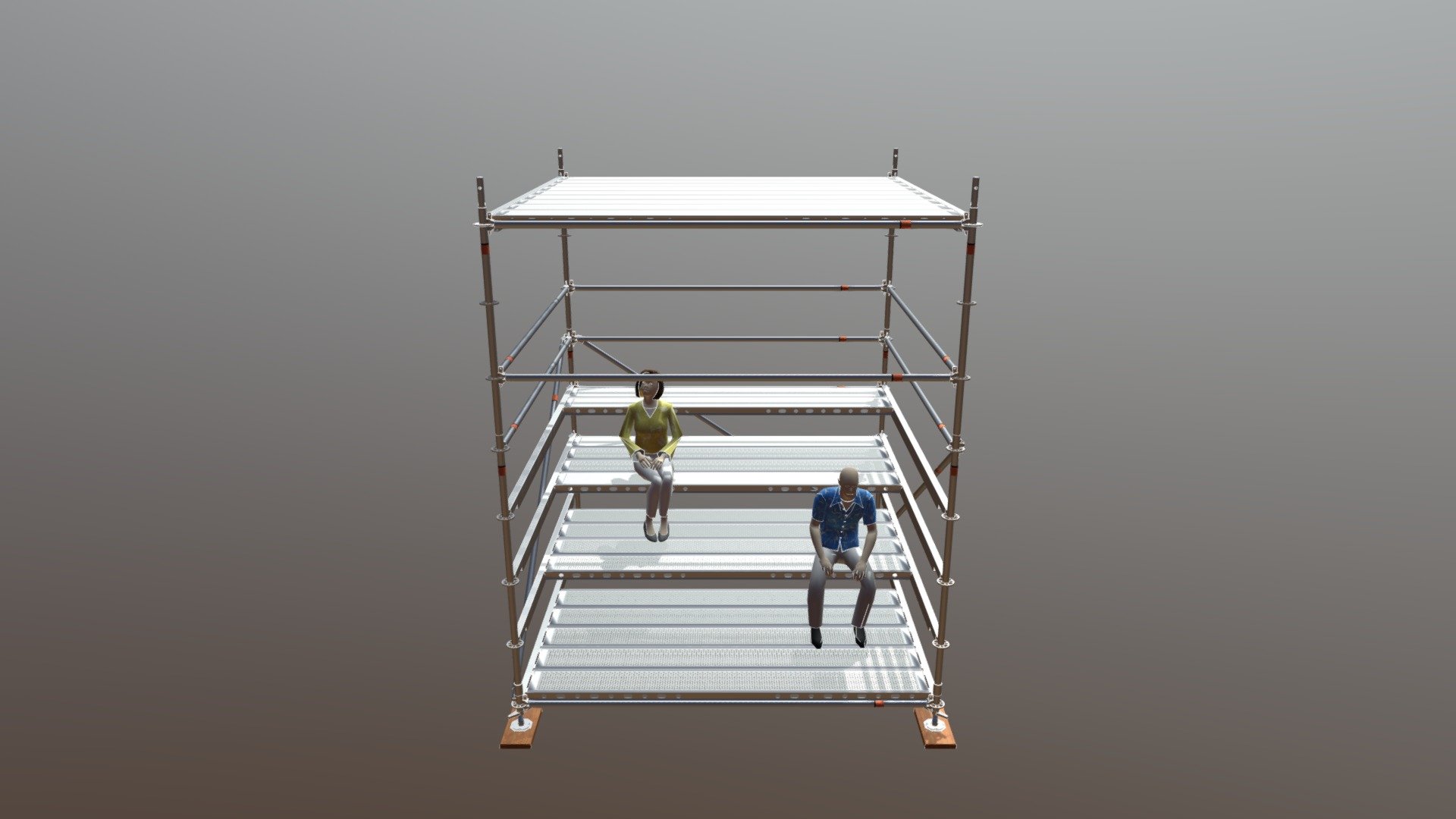 Grandstand Layher - 3D model by Breight Group (@Breight) [97a7ff3 ...