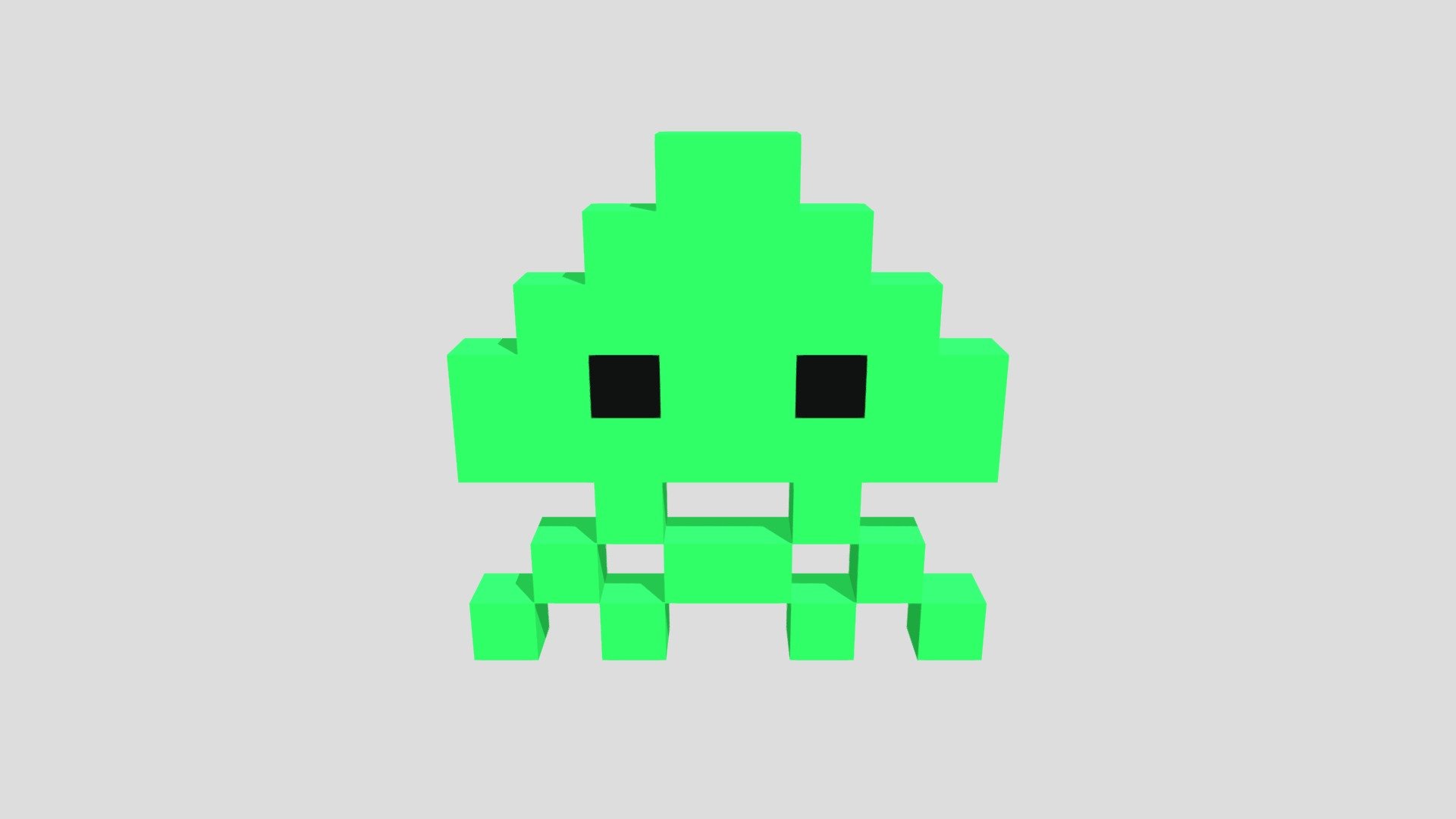 Invader_2 - Download Free 3D model by nitwit.friends [97aa0e3] - Sketchfab