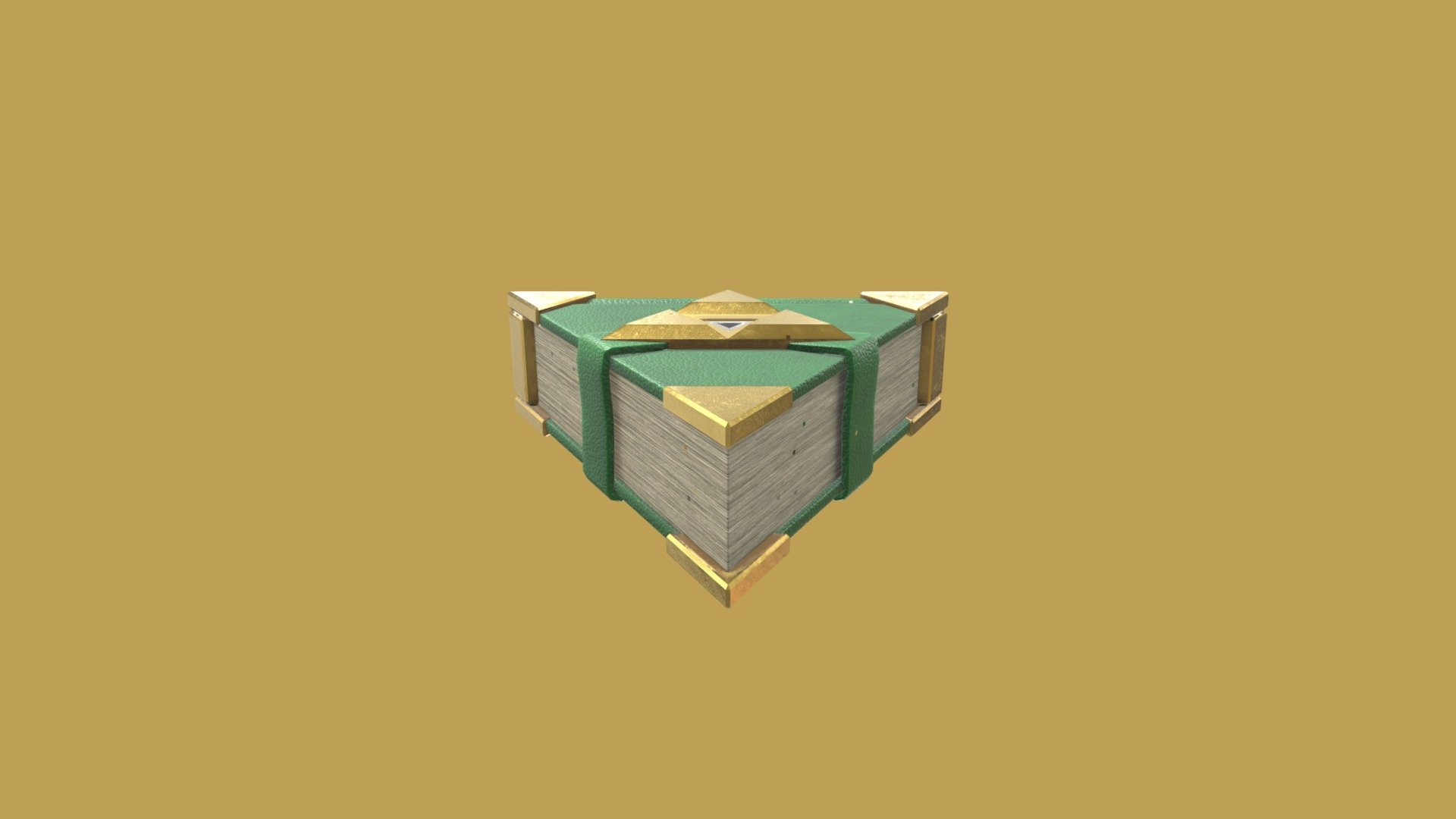 Zelda Triforce Journal - 3D model by Christian Ocampo (@cocampo1005 ...