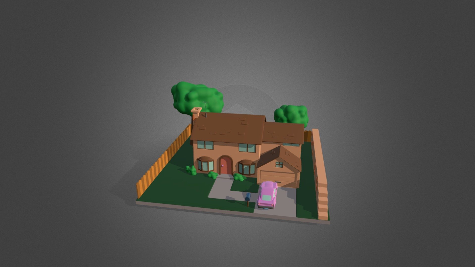 simpsons house - casa de los simpsons - 3D model by Meryilmaz ...