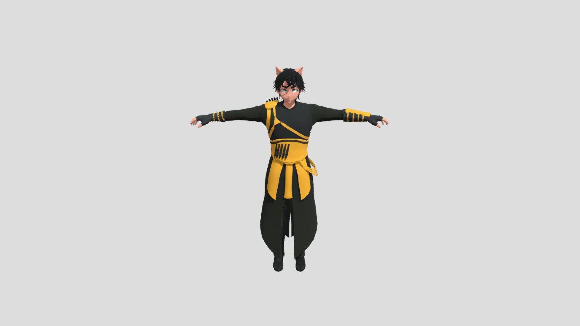 Anime Neko Rigged - 3D model by Asmics [97aedd3] - Sketchfab
