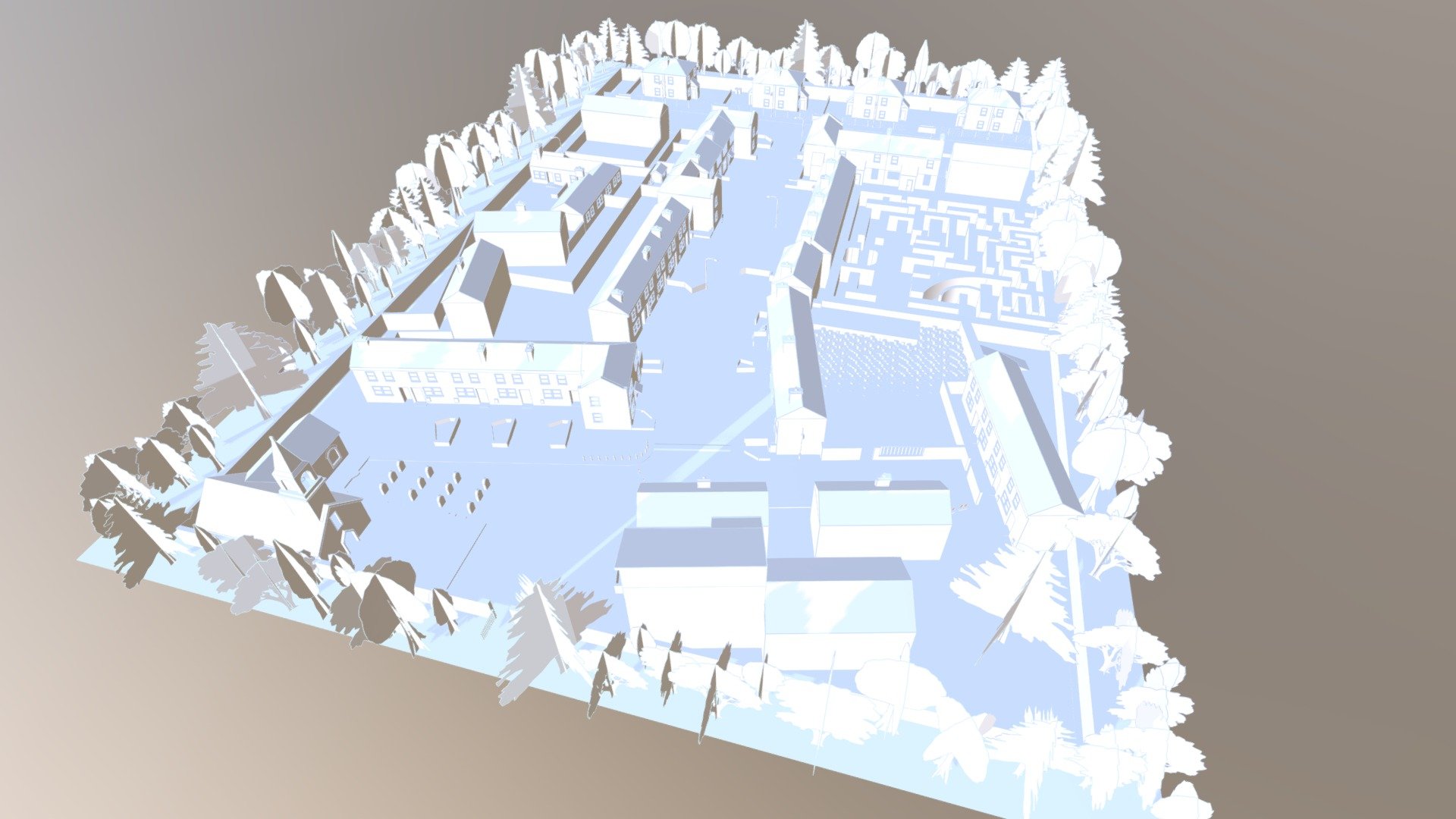 My Town - 3D model by funclex [97af658] - Sketchfab