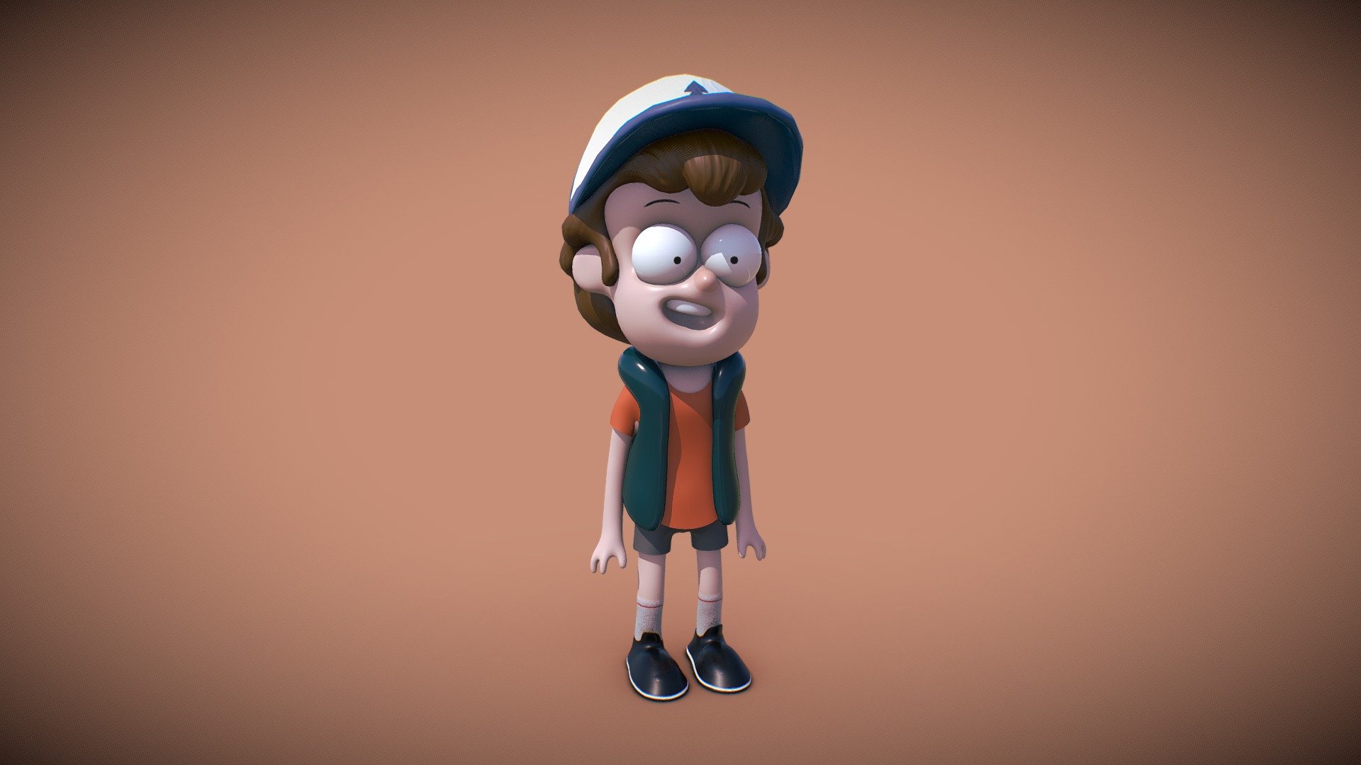 Dipper Pines - 3D model by carolinadiez [97b026d] - Sketchfab