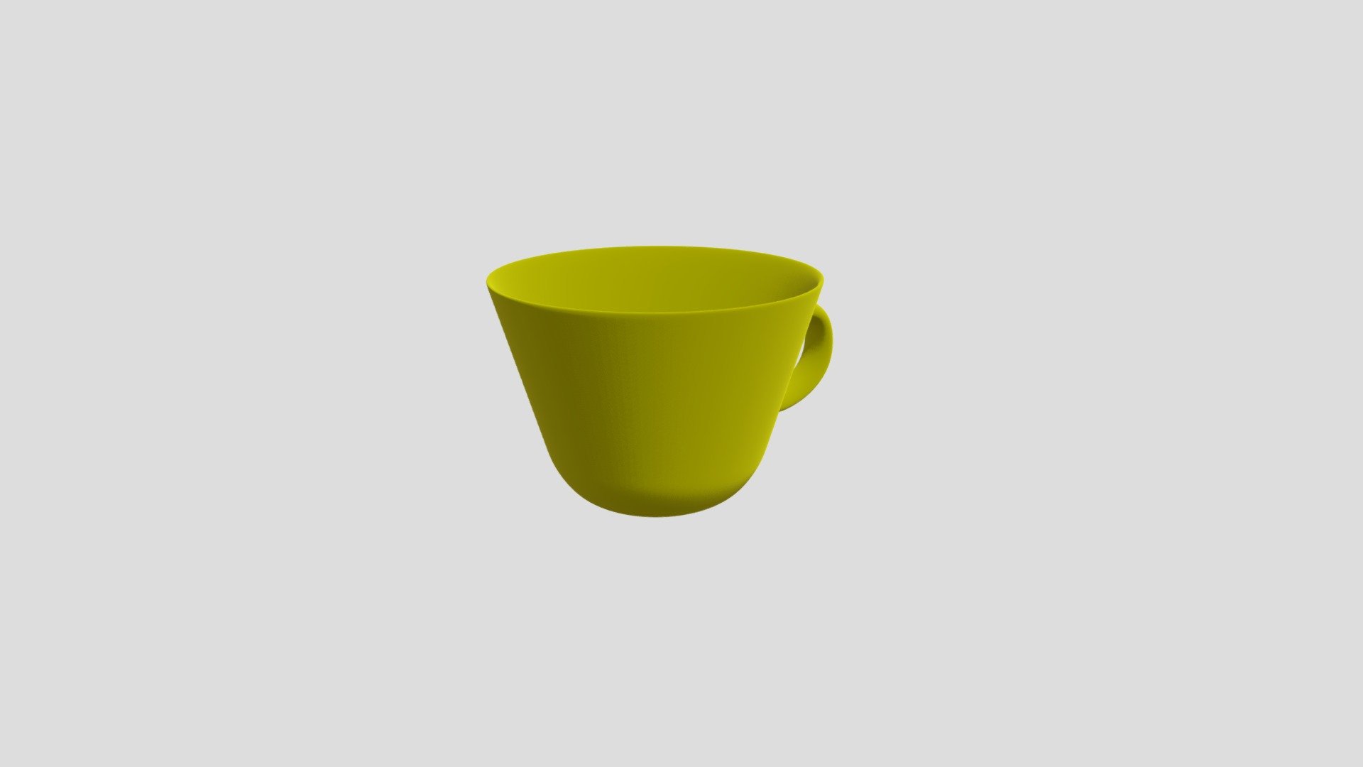 yellow cup - Buy Royalty Free 3D model by Thibault Morassi (@cariibou ...