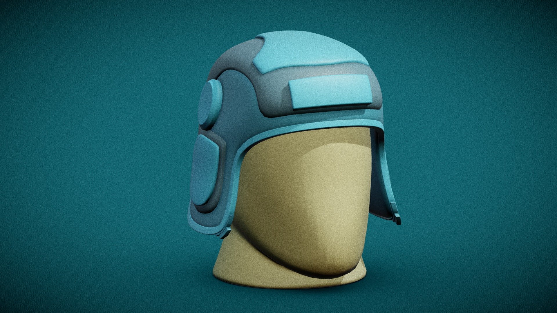 Stylized Cartoon Helmet (base) - 3D model by 3DWorkbench [97b21f0 ...