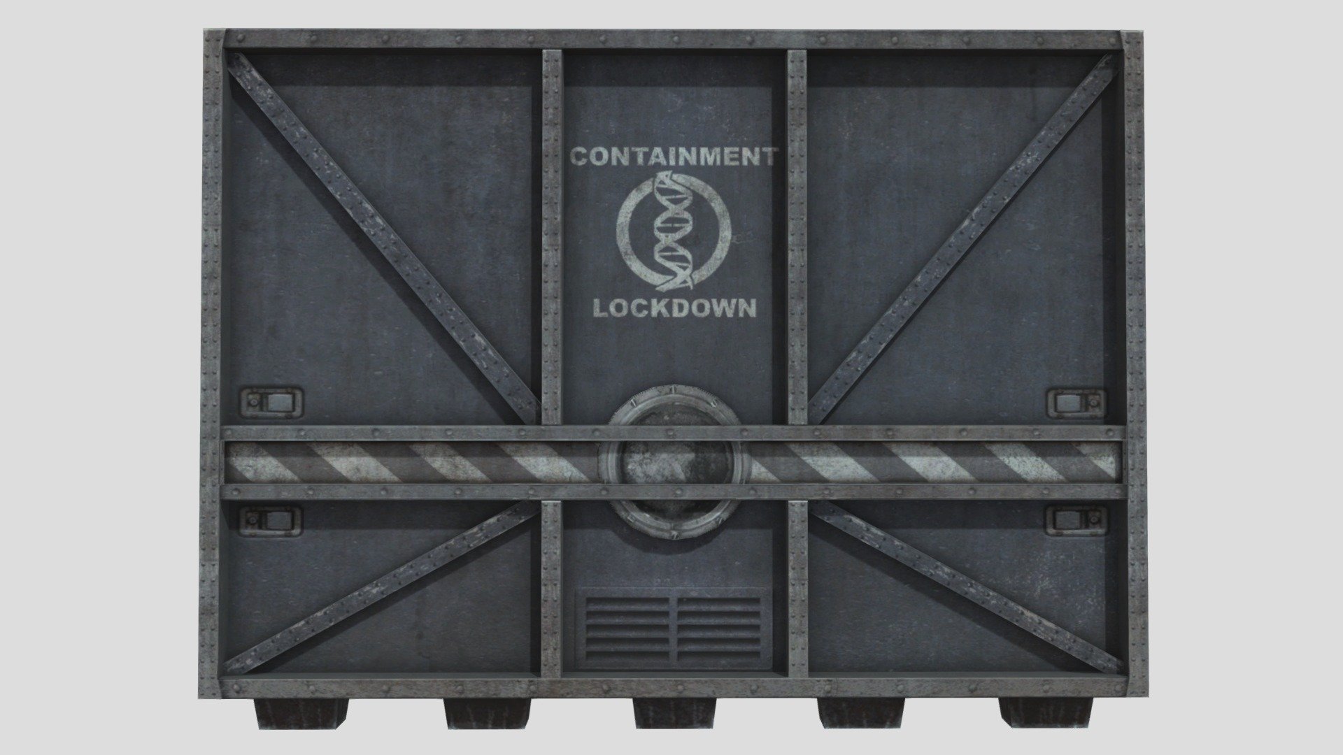 Lockdown Bunker Door V1 - Download Free 3D model by ...