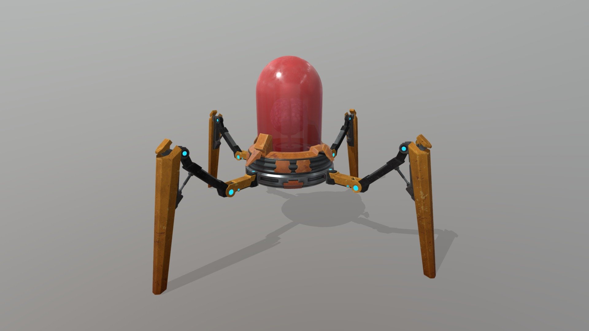 Spider-bot 01 - 3D model by Yegor R (@yegor_r) [97b23ed] - Sketchfab