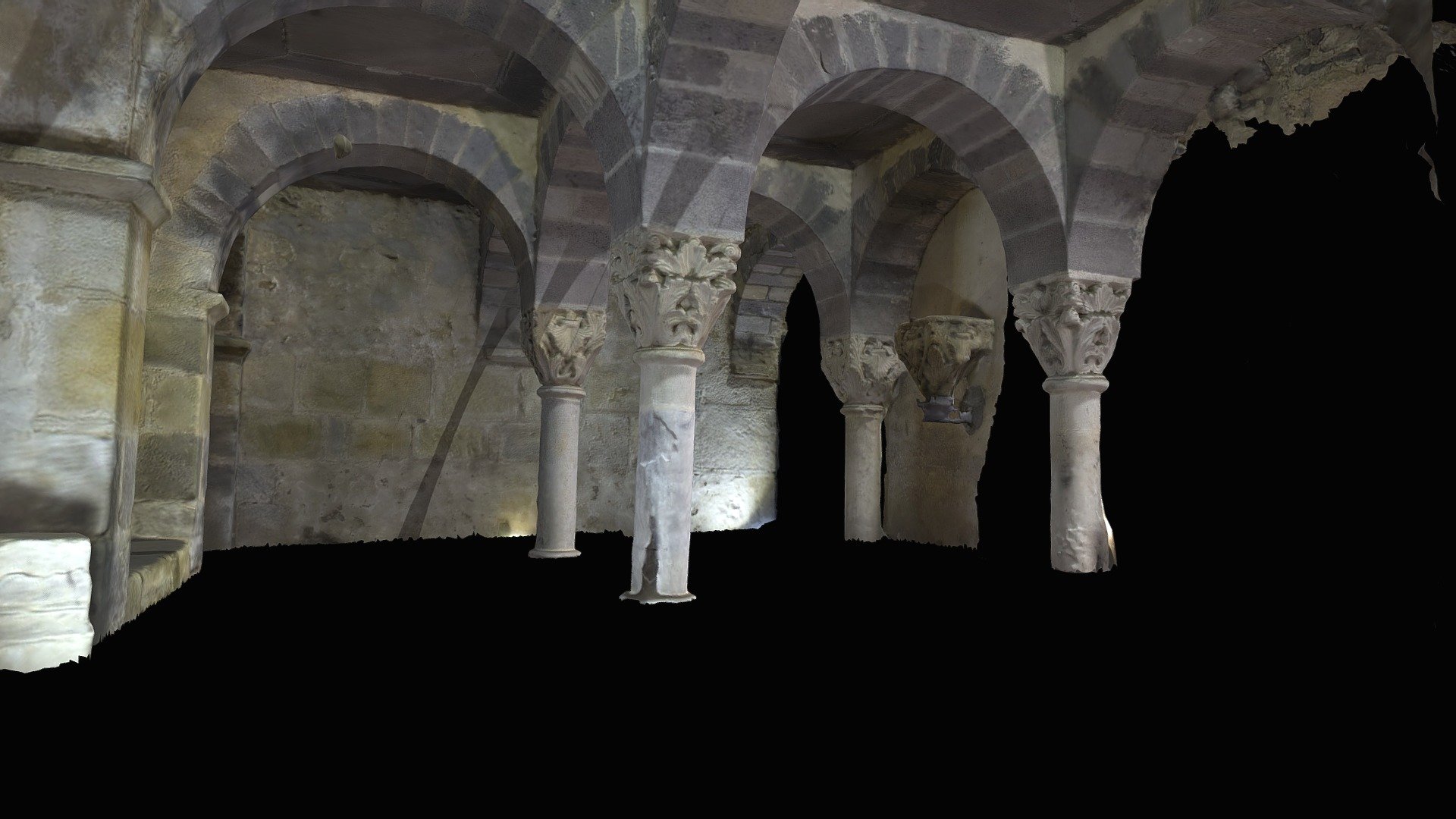Crypte de Mozac (63) - 3D model by DominiqueAllios [97b2860] - Sketchfab
