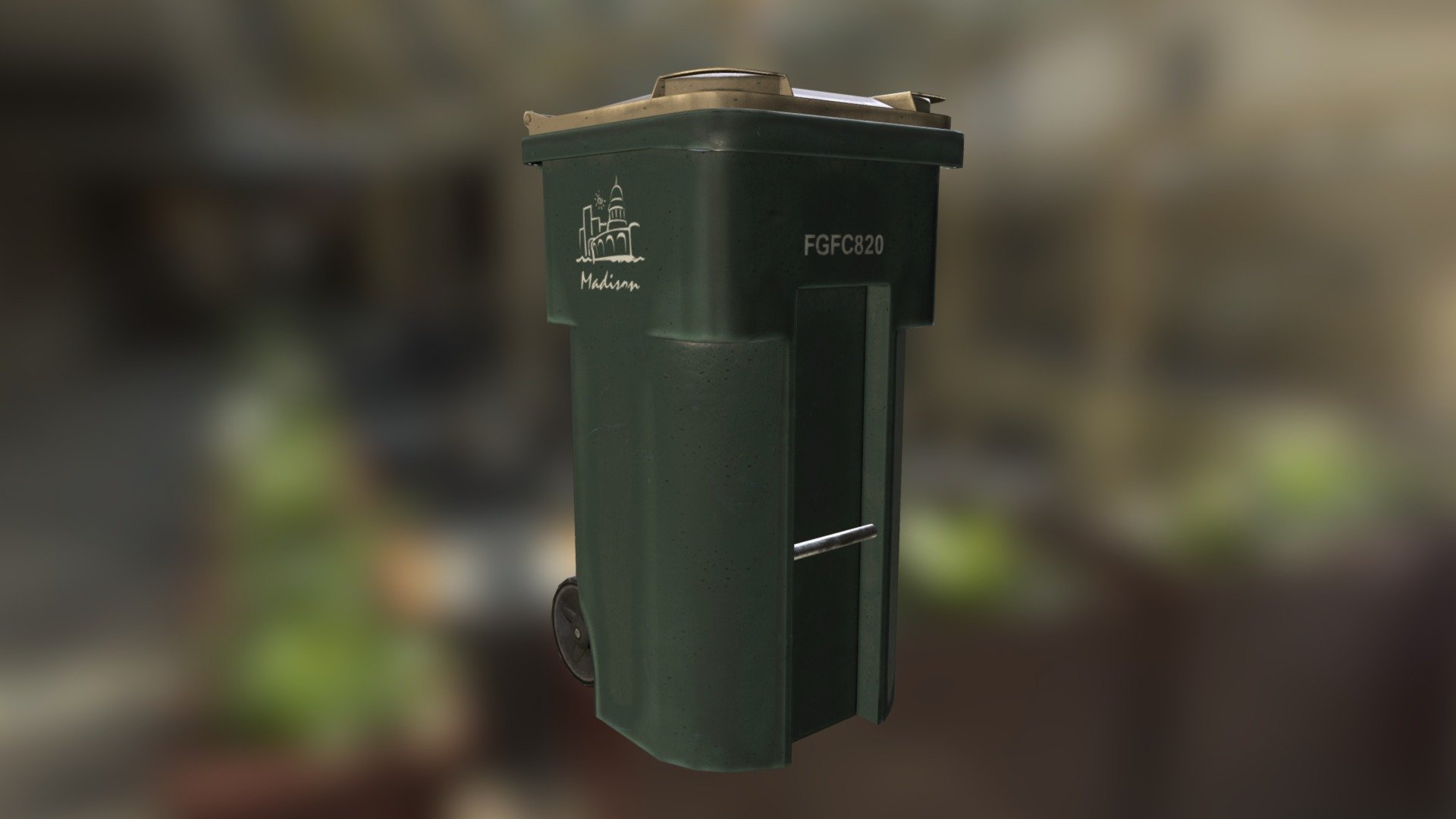 Garbage Can - 3D model by Adam R. Mann (@adammann) [97b332e] - Sketchfab