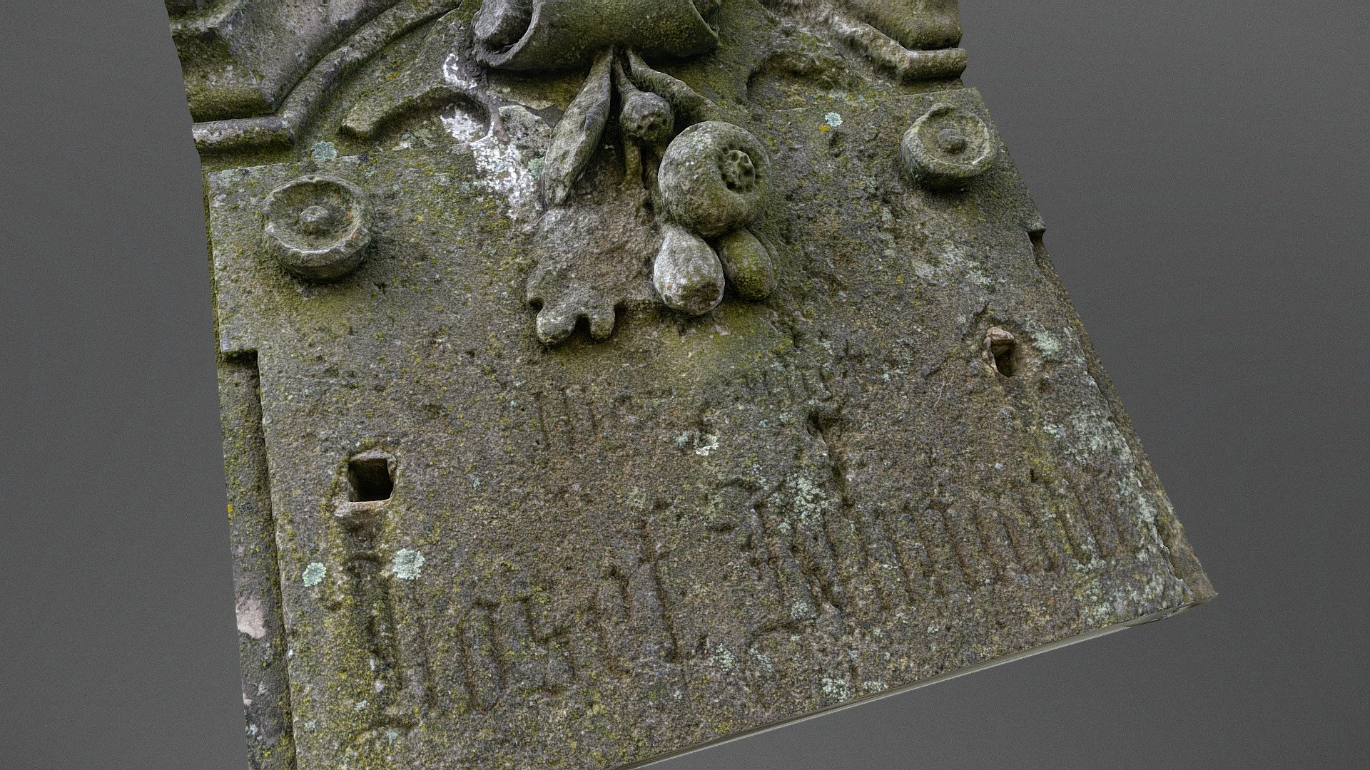 Josef Altmann ornate tombstone - 3D model by matousekfoto [97b40e3 ...