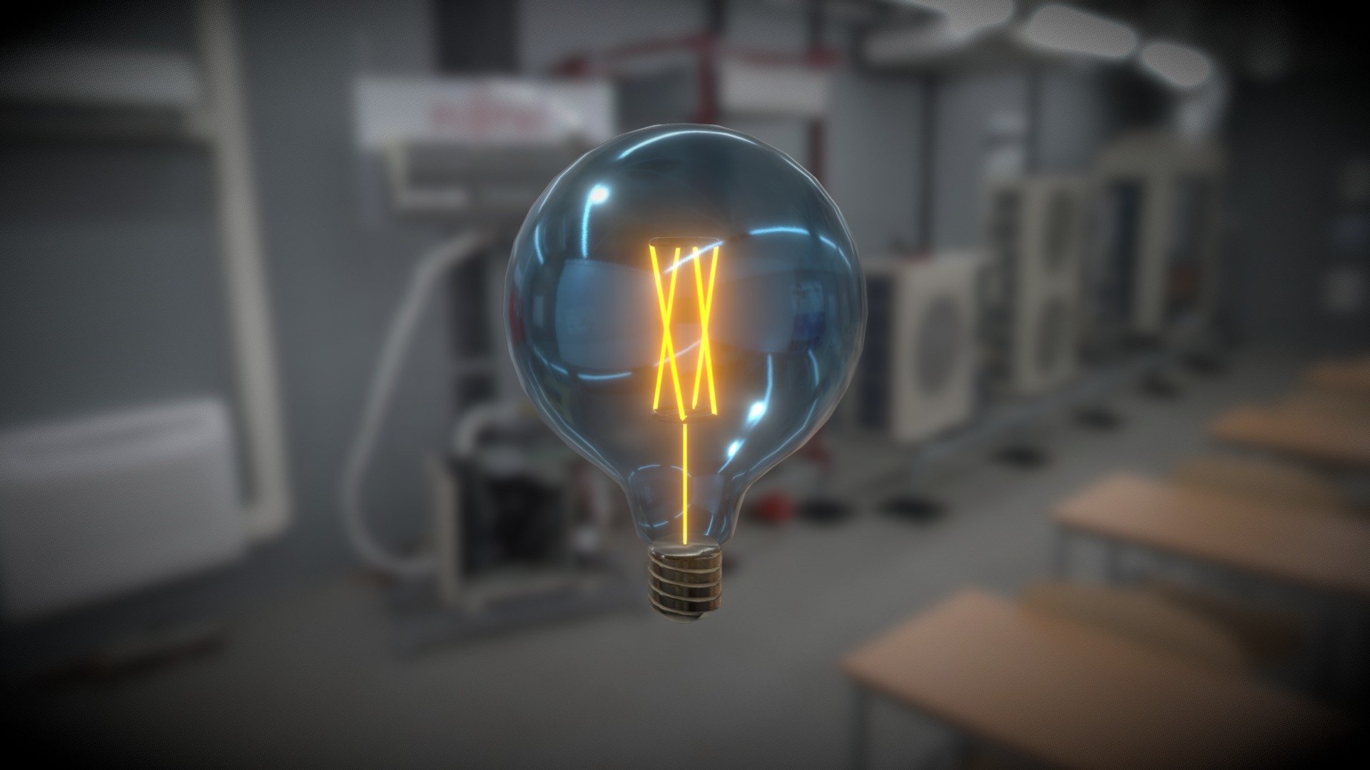 Decorative light bulb - Download Free 3D model by Marcin.Kwiatkowski ...