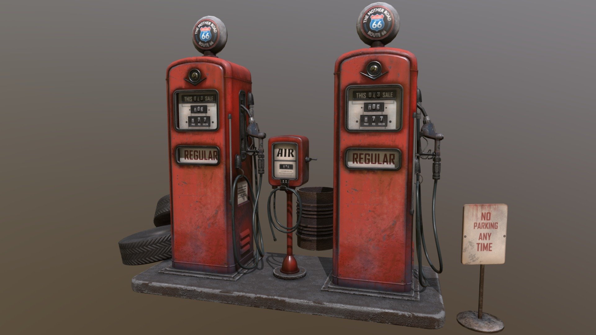 Old Service Station - 3D model by Narutooo (@otto520) [97b713a] - Sketchfab