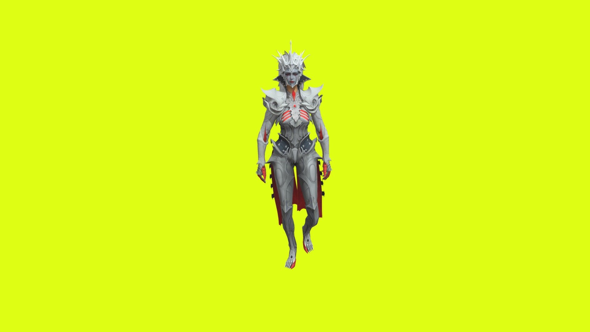 Stygian Liege X-suit Female Walk animation - Download Free 3D model by ...
