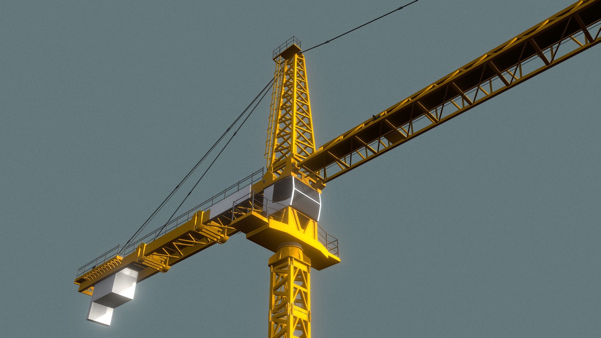 Tower Crane - 3D model by Megapoly.Art [97b84c5] - Sketchfab