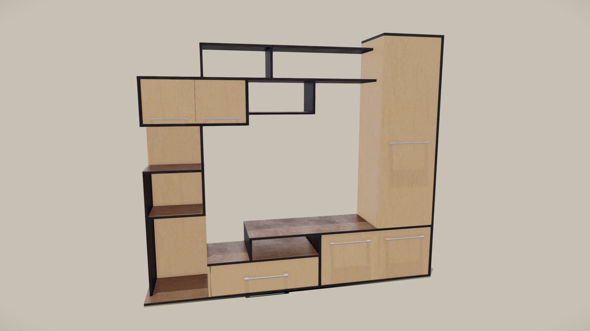 Modern closet (Free model) - Download Free 3D model by Riejoncer ...