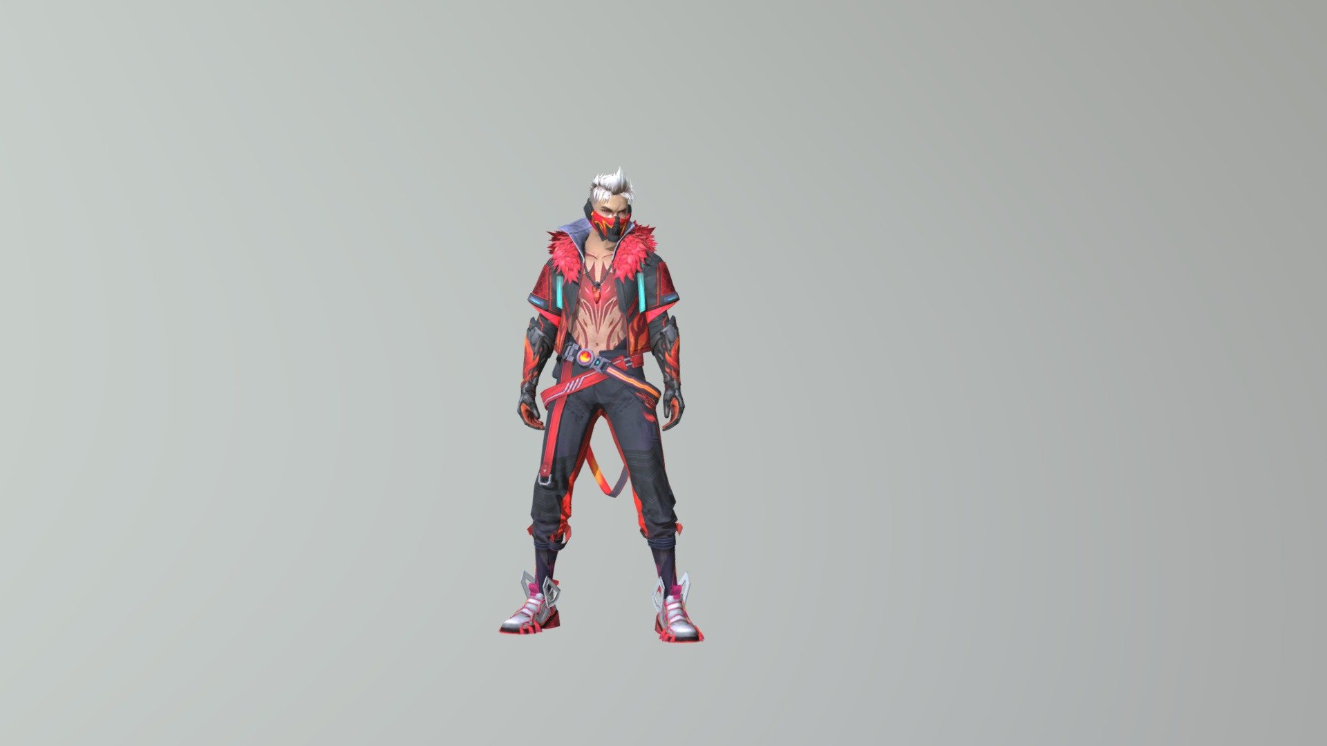 free fire emote Rampage fire with emote - Download Free 3D model by ...