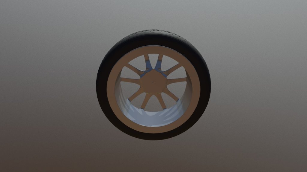 Modeling a wheel exercise - 3D model by Kong357 [97b9789] - Sketchfab