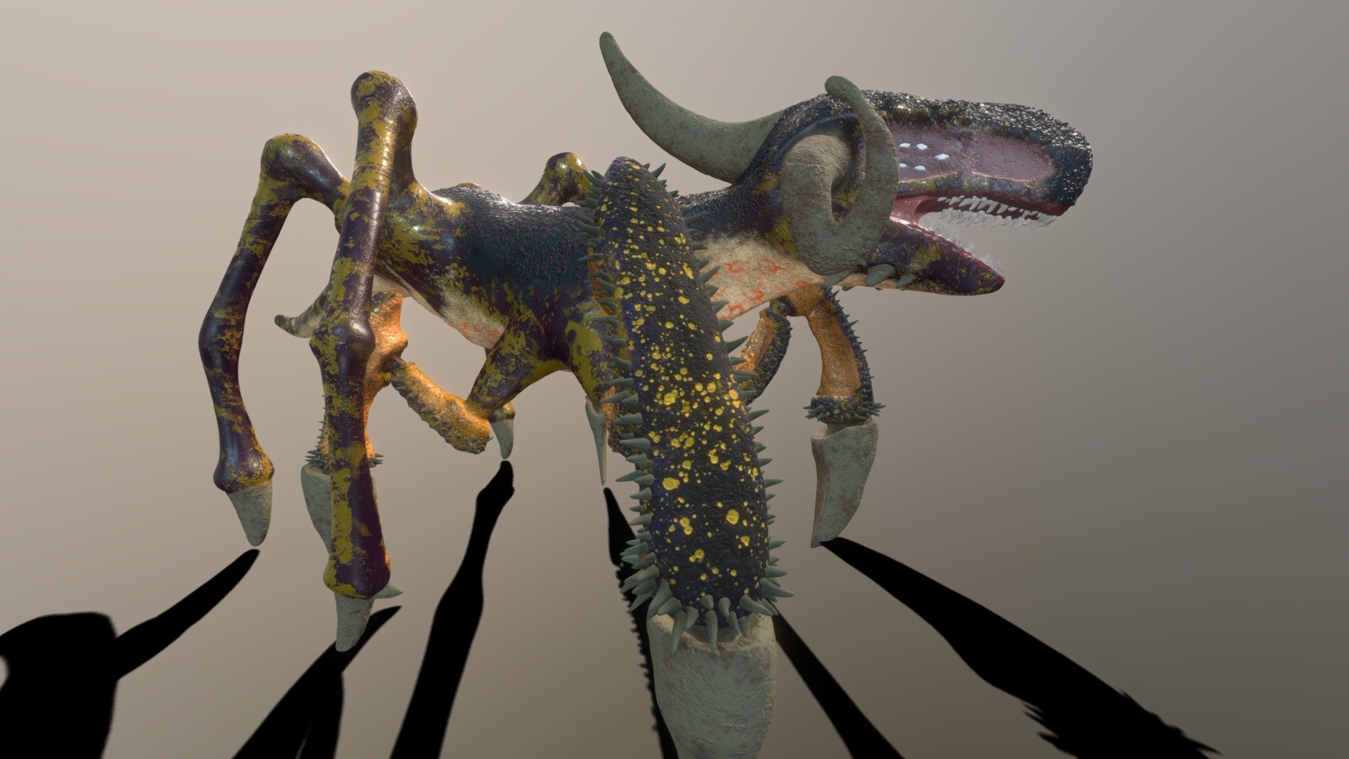 3D Creature/Monster - 3D model by Ranzz [97ba379] - Sketchfab