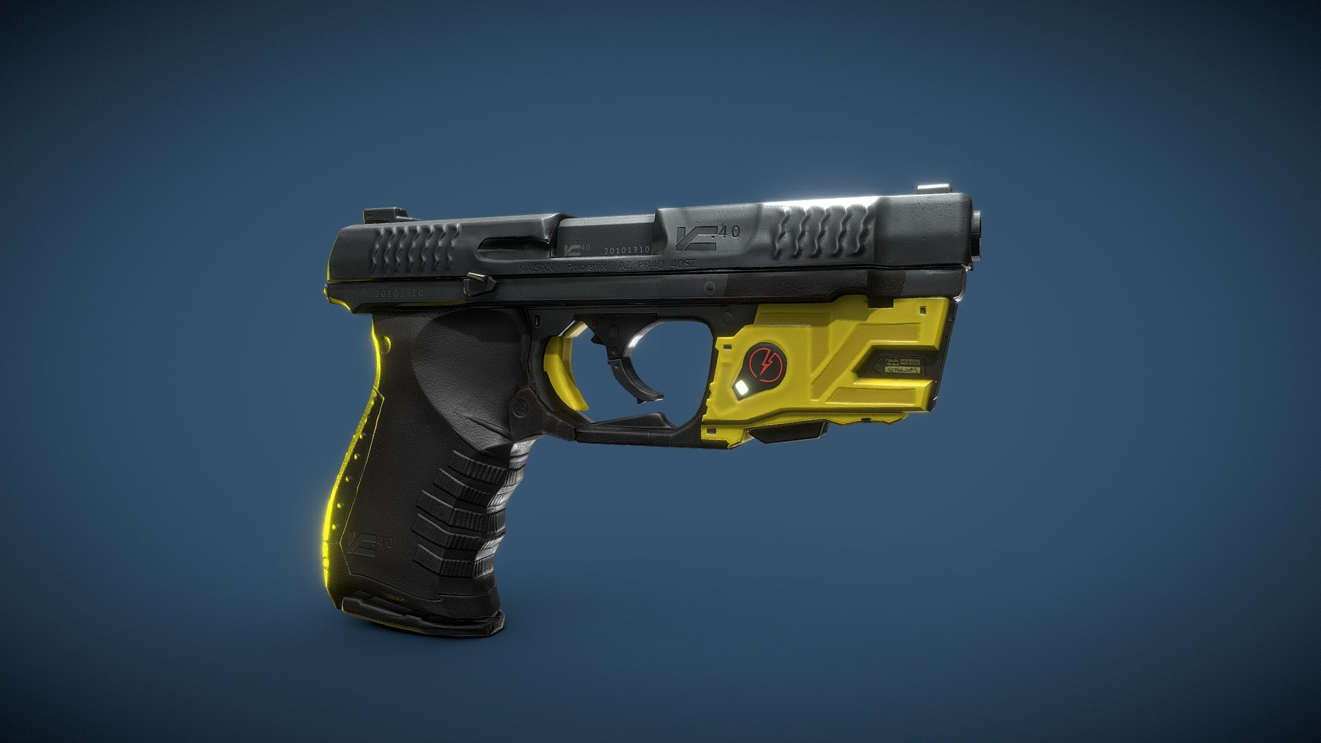 Tazer Gun - Buy Royalty Free 3D model by Cam0rrr [97bacaf] - Sketchfab ...