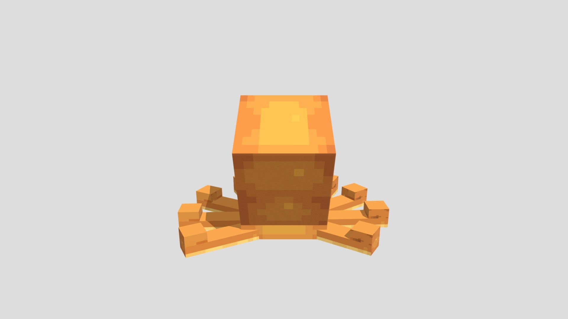 Minecraft Octopus V2 - 3D model by thebreadgodrblx [97bb850] - Sketchfab