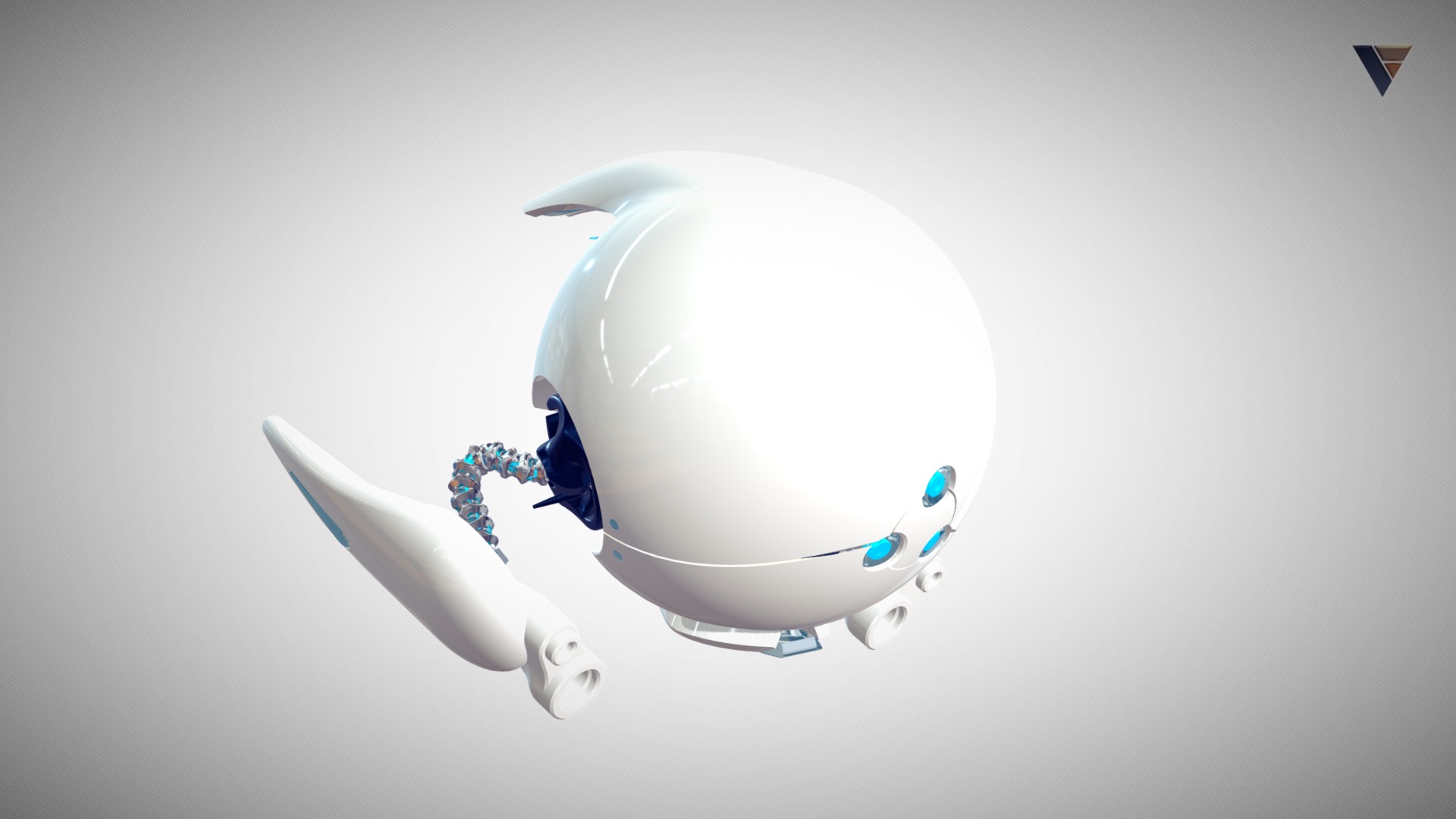 Obot - 3D model by Un Fou (@UnF0u) [97bbd24] - Sketchfab