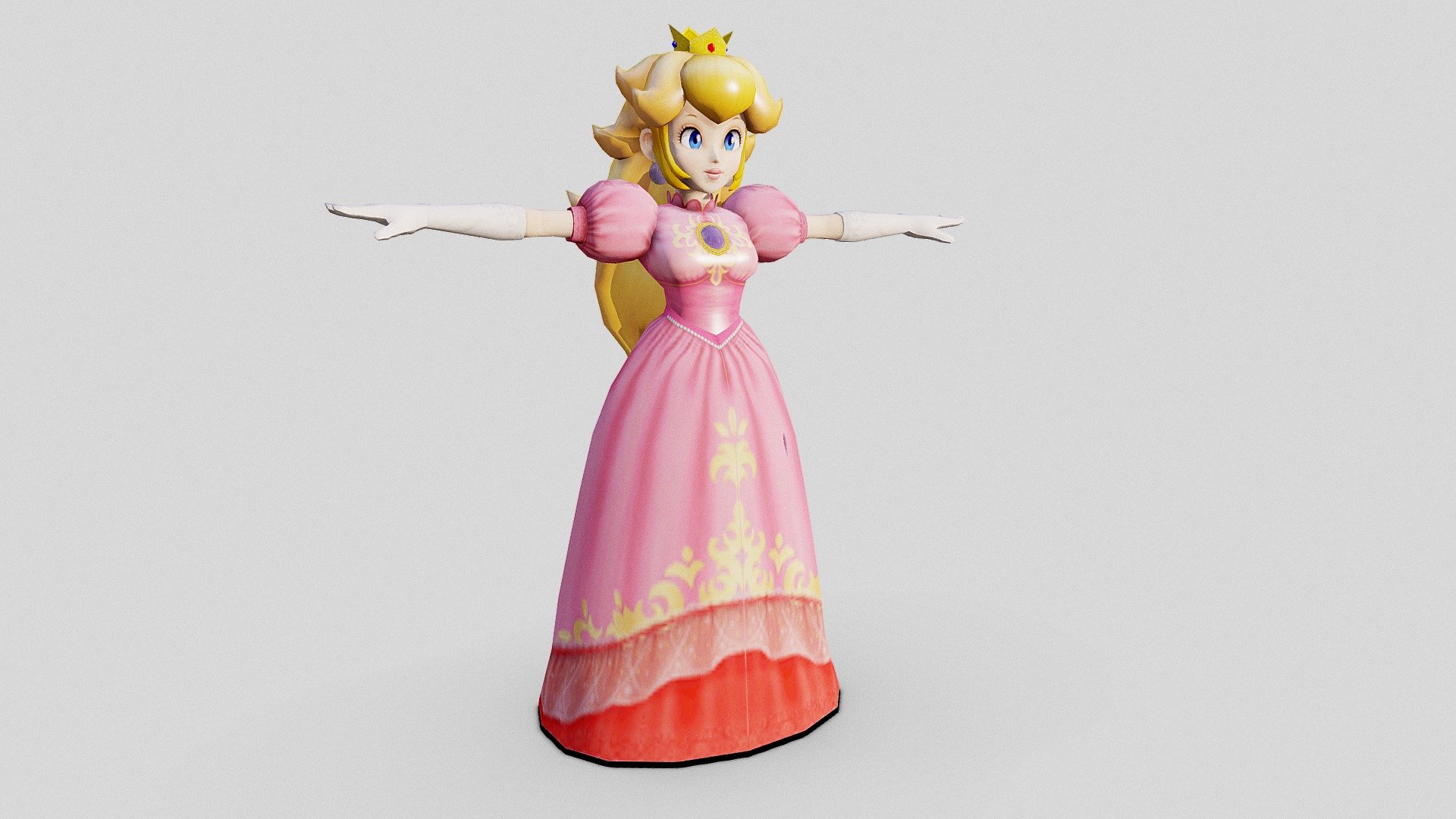 Peach - Download Free 3D model by 雨宮レン (@oscar3dmodel) [97bbf08 ...