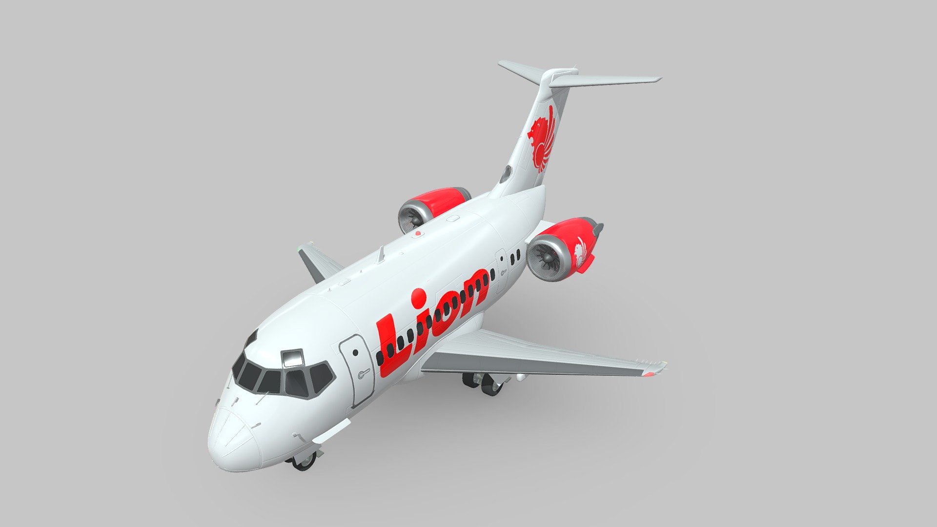 McDonnell Douglas MD-80 Mini - Buy Royalty Free 3D model by Sofyan ...
