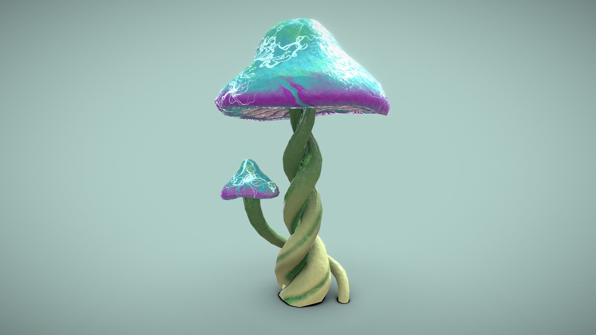 Alien mushroom - Download Free 3D model by Kris (@Kris10anne) [97be866 ...