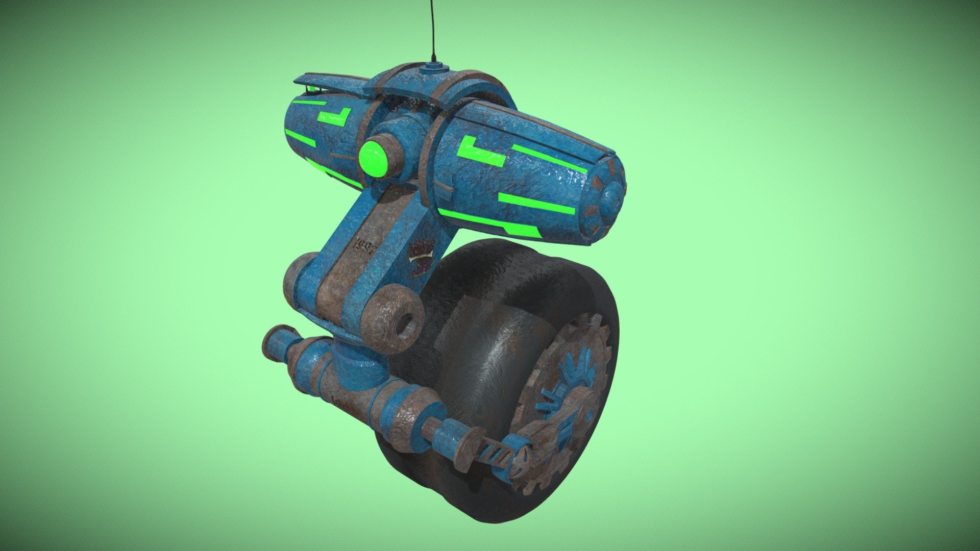 Riding Robot - 3D model by JuliFaBe [97c1720] - Sketchfab