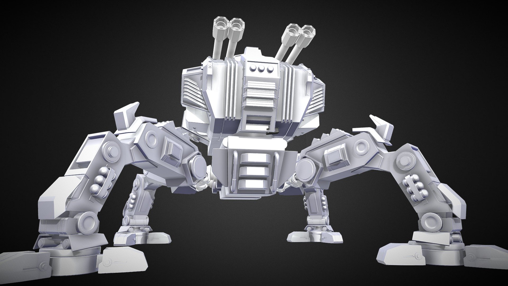 Spider Mech - Download Free 3D model by Rohit3DAsset [97c32a1] - Sketchfab
