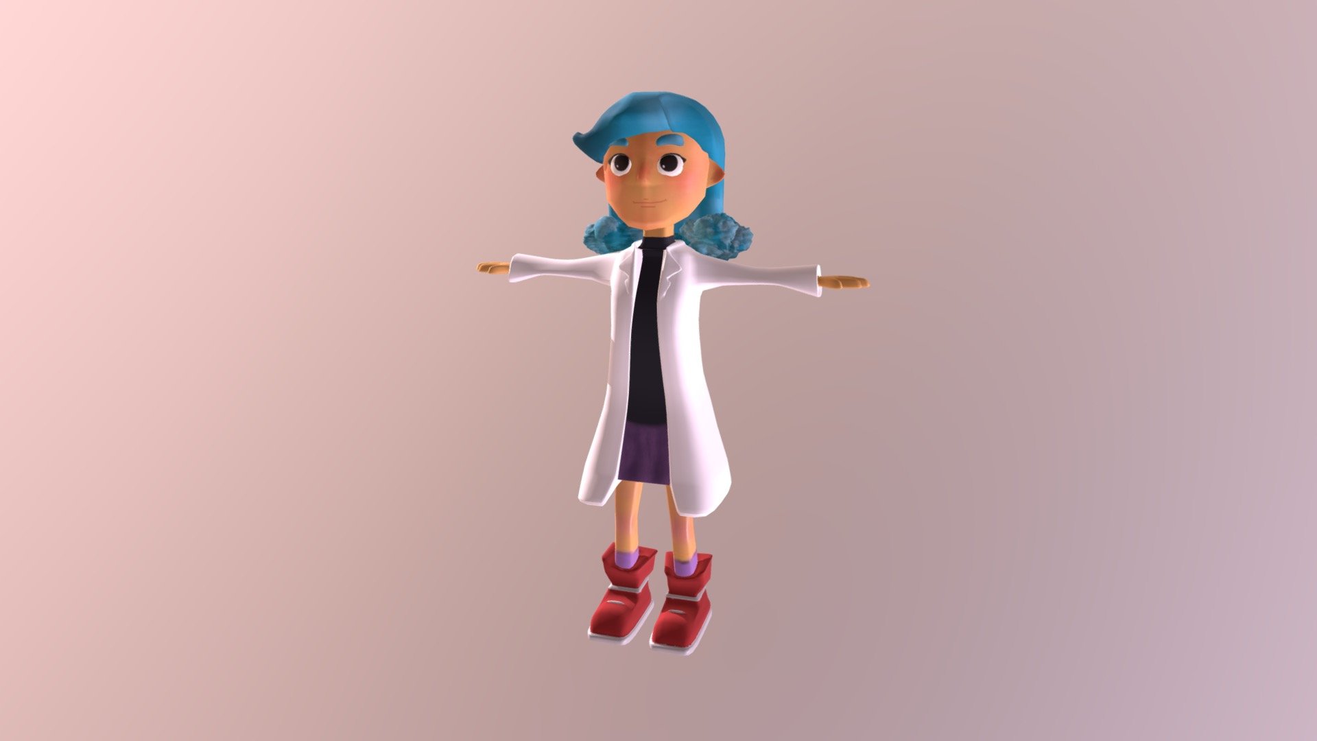 girl character - 3D model by sachanw [97c400b] - Sketchfab