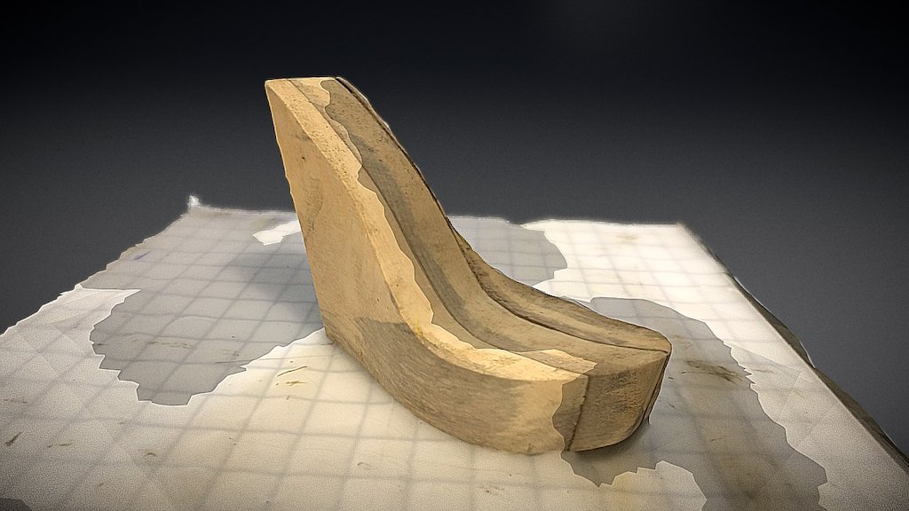 Day #23: Hand made wood heel - 3D model by alban [97c4564] - Sketchfab