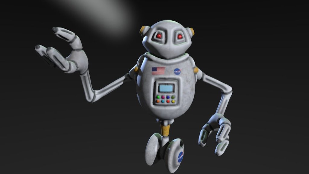 NASA Robot - 3D model by Richard Ruiz (@RichardRuiz) [97c47f1] - Sketchfab