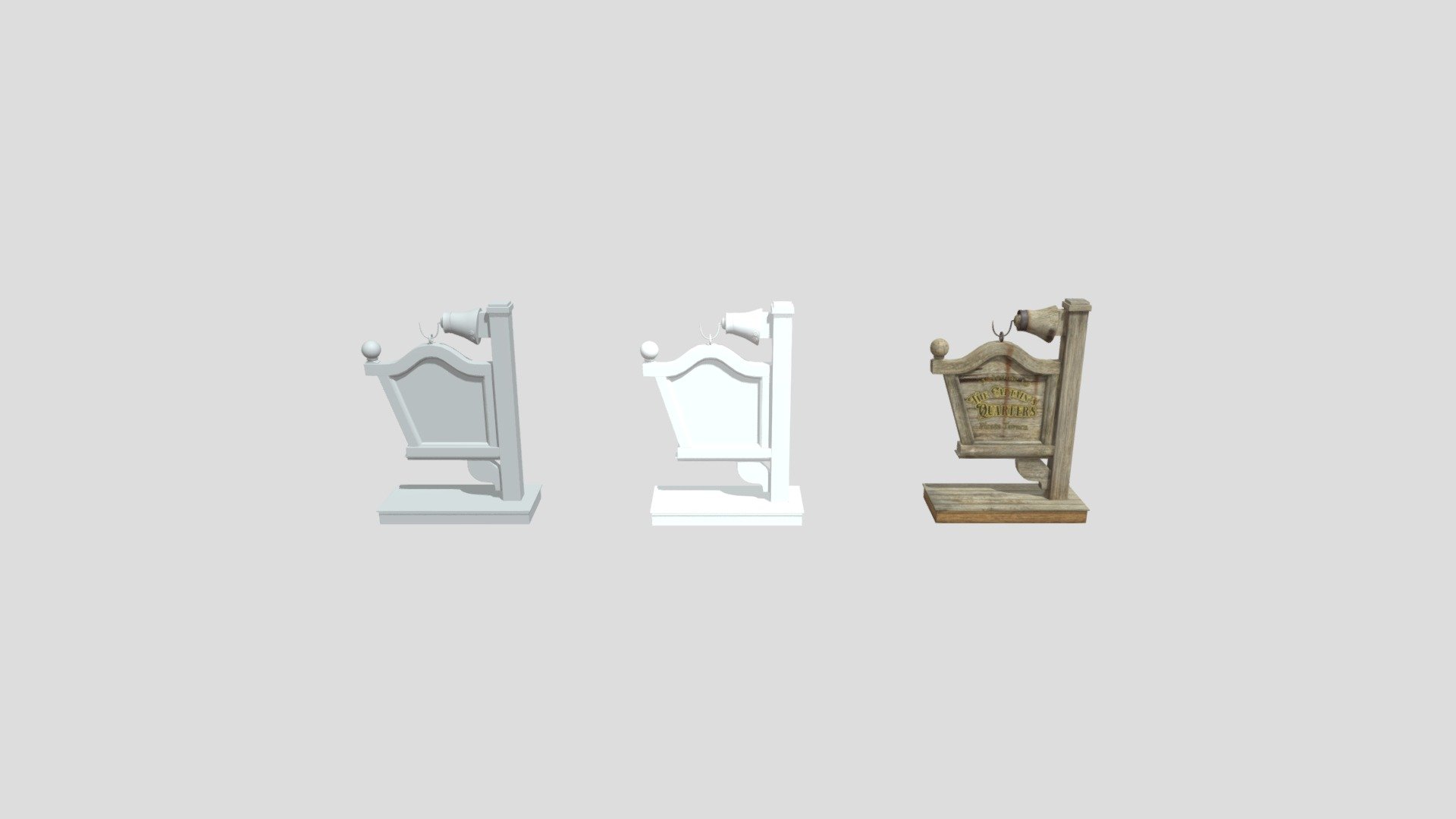 Quarter_sign_4 Sketch Fab - 3D model by migowu [97c4ec8] - Sketchfab