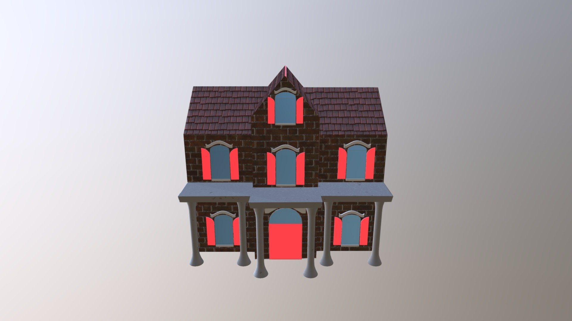 House - 3D model by Liam.Haley [97c7433] - Sketchfab